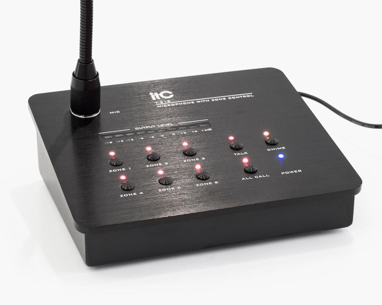 Мікрофон для повідомлень, 6 зон ITC T-216 - купити оптом в Україні