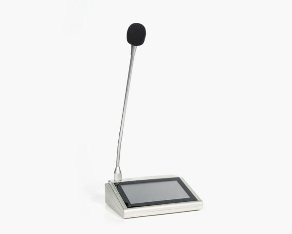 IP мережевий мікрофон для повідомлень ITC T-7702A 7" сенсорний екран ...