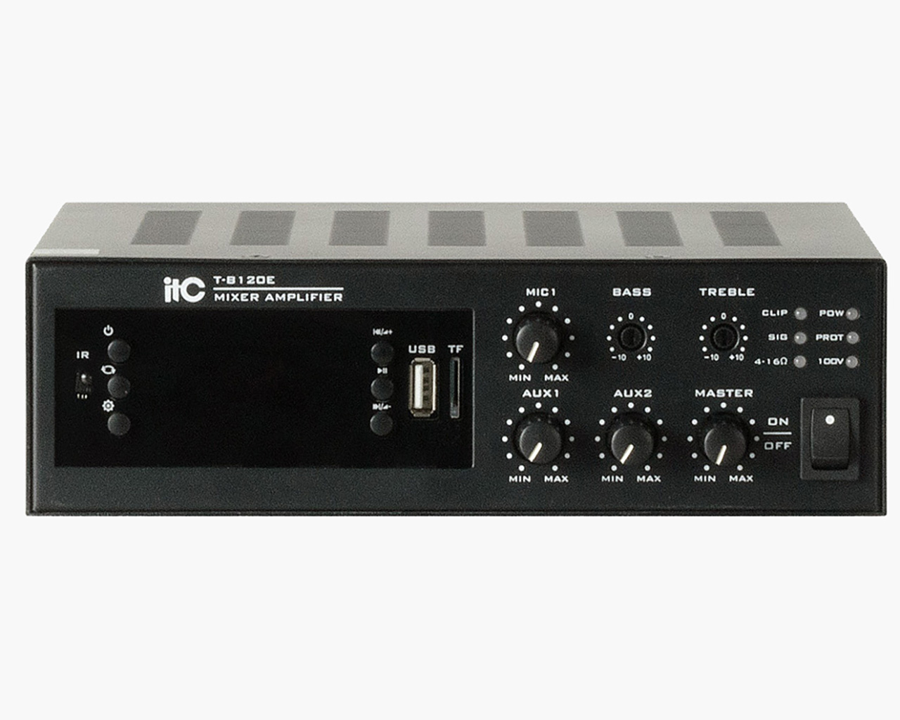 Мікшуючий підсилювач потужності 120 Вт ITC T-B120E з USB/SD/Tuner/Bluetooth, настільний - купити ...